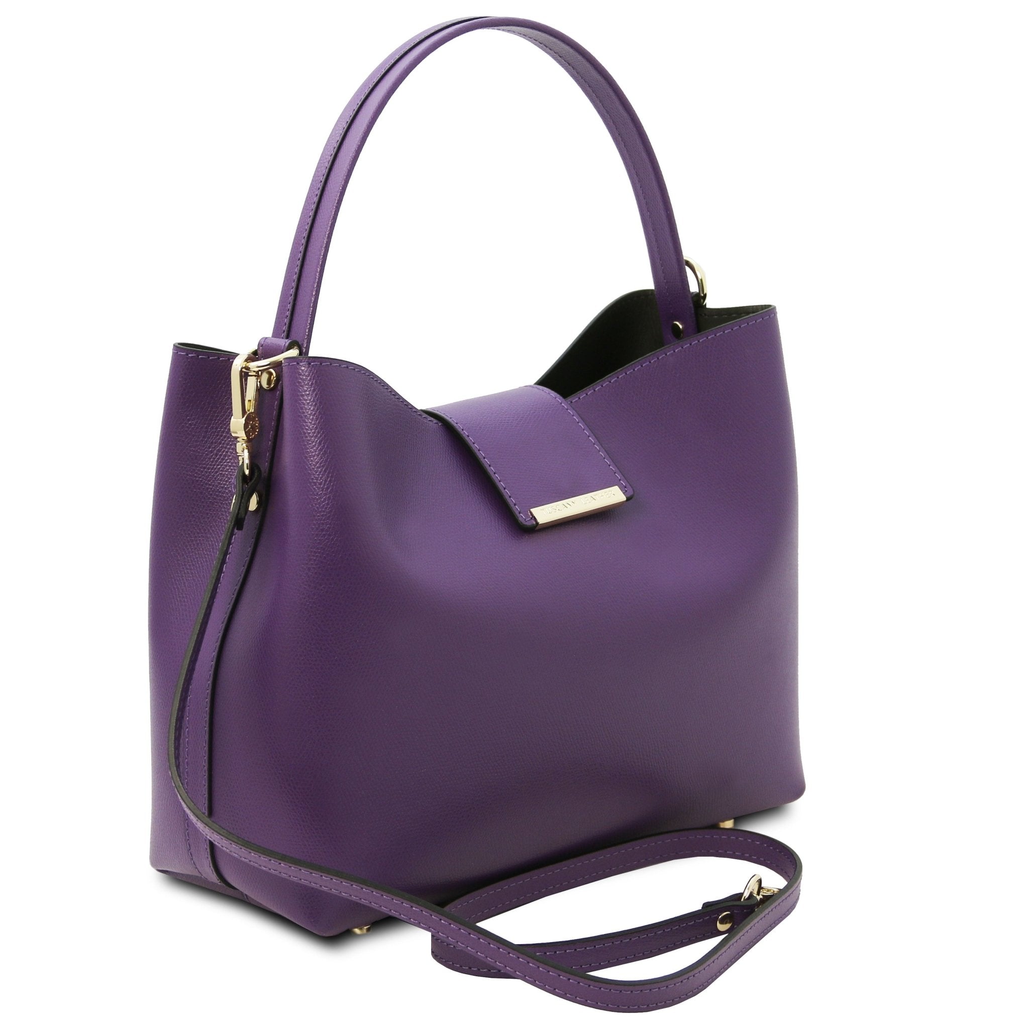 Clio Italian Leather Secchiello Bag - L'Atelier Global