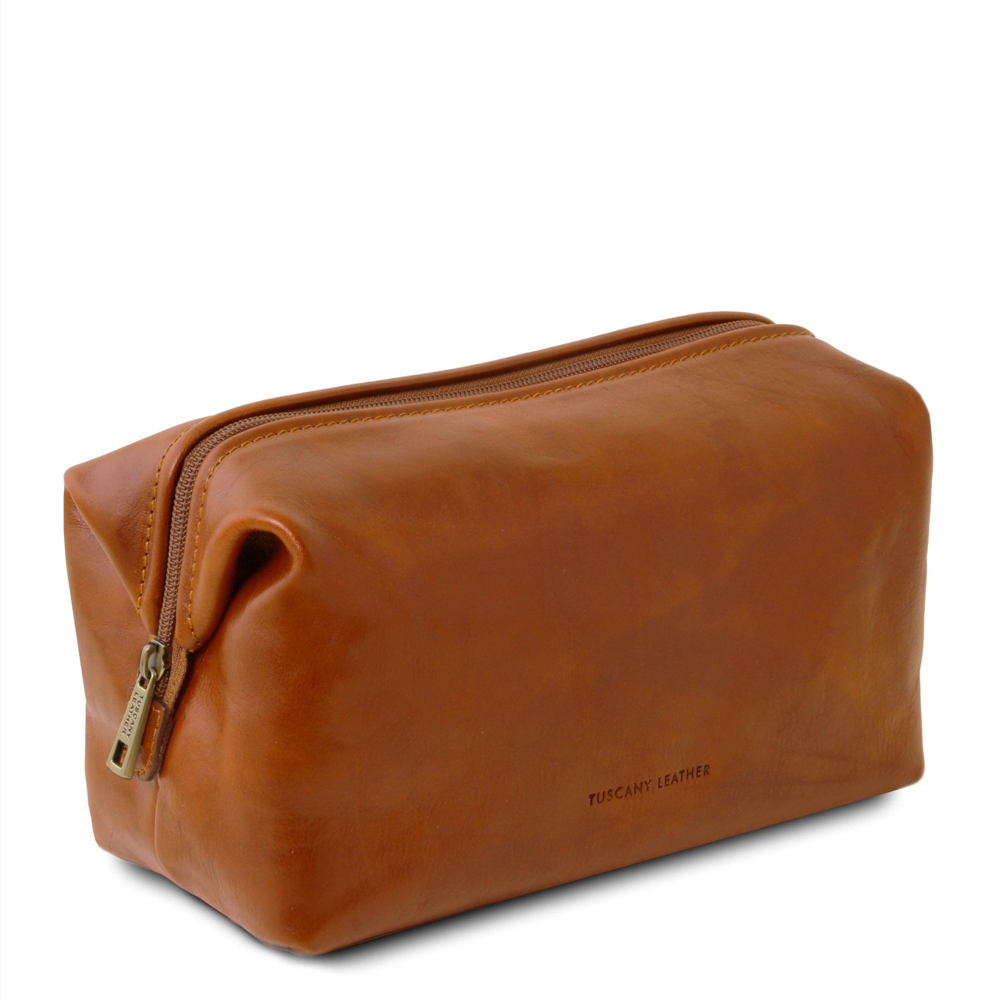 Smarty Leather Matte Italian Toilet Bag Small Size- L'Atelier Global